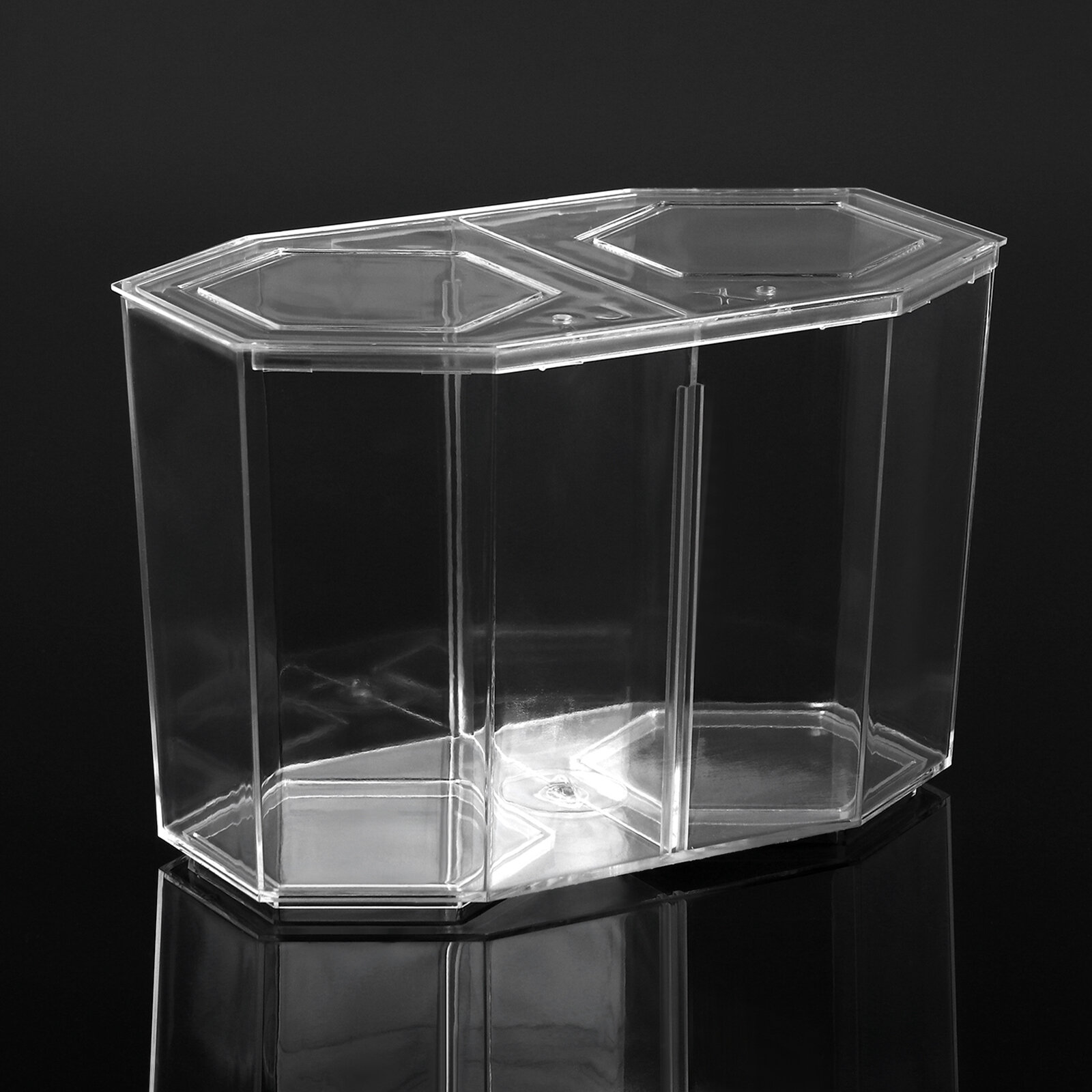 Отсадник Сима-Ленд, двухсекционный, пластик, прозрачный, 19,5 см х 11 см х 12,5 см