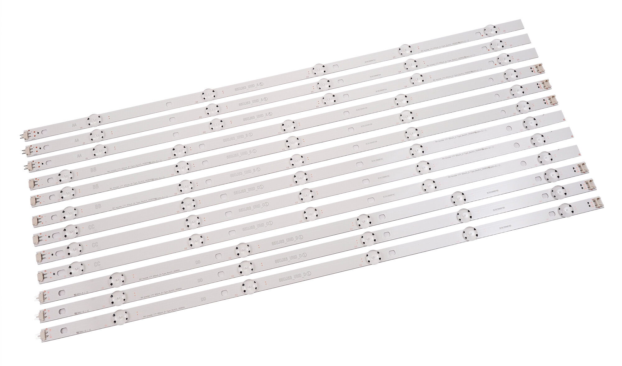 Светодиодная подсветка для 65' LG AGF78818401, 65UJ63_UHD_A, 65UJ63_UHD_B, 65UJ63_UHD_C, 65UJ63_UHD (5 led) 12шт