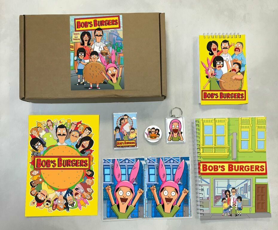 Бокс Bob"s Burgers, Закусочная Боба №8, Товары с вашими картинками