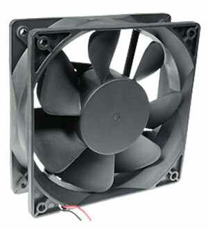 JF1238S1HR-R, вентилятор 12В 120х120х38мм подшипник скольжения авторестарт 2800 об/мин (2 шт.)