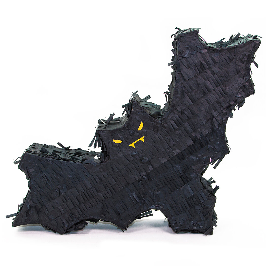 Пиньята Фигура, Летучая мышь, Черный, 51*29*8 см, 1 шт. в упак.