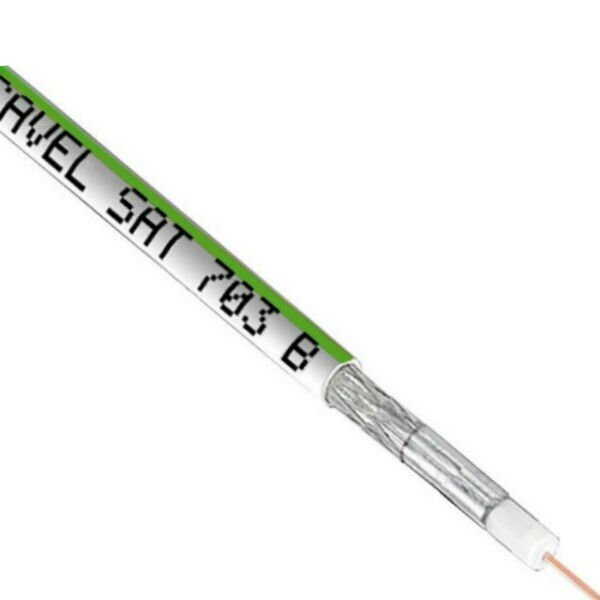 Кабель коаксиальный CAVEL SAT 703 B (черная полоса, 90 м)