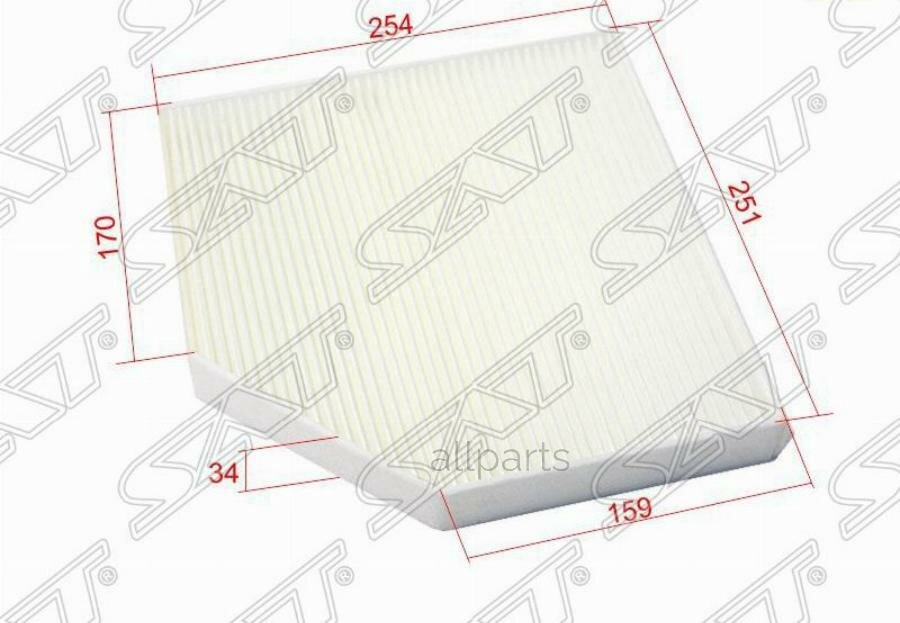 SAT ST-4H0819439 Фильтр салонный Audi A6 10-18 / A7 10-18