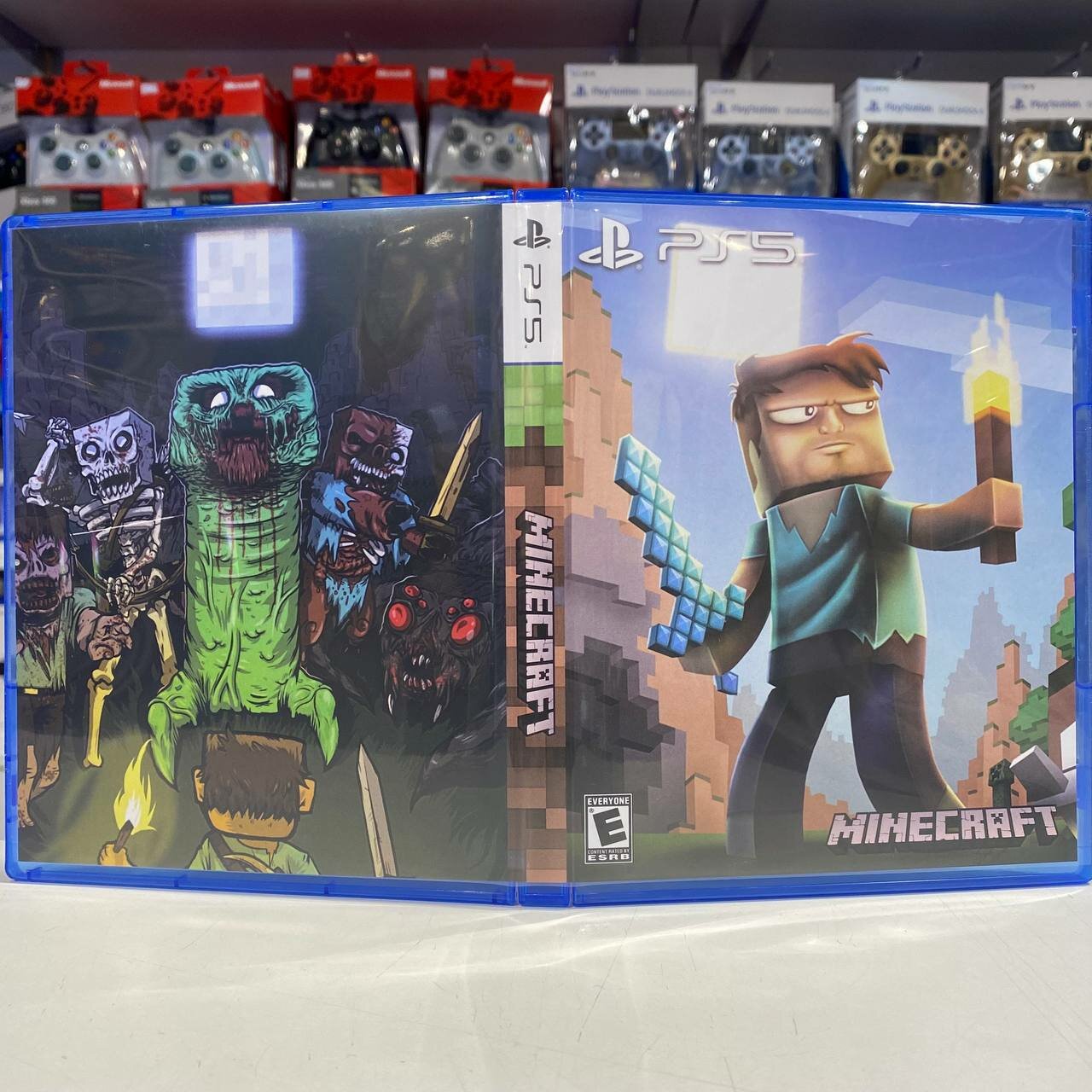 Эксклюзивная обложка PS5 для Minecraft №19