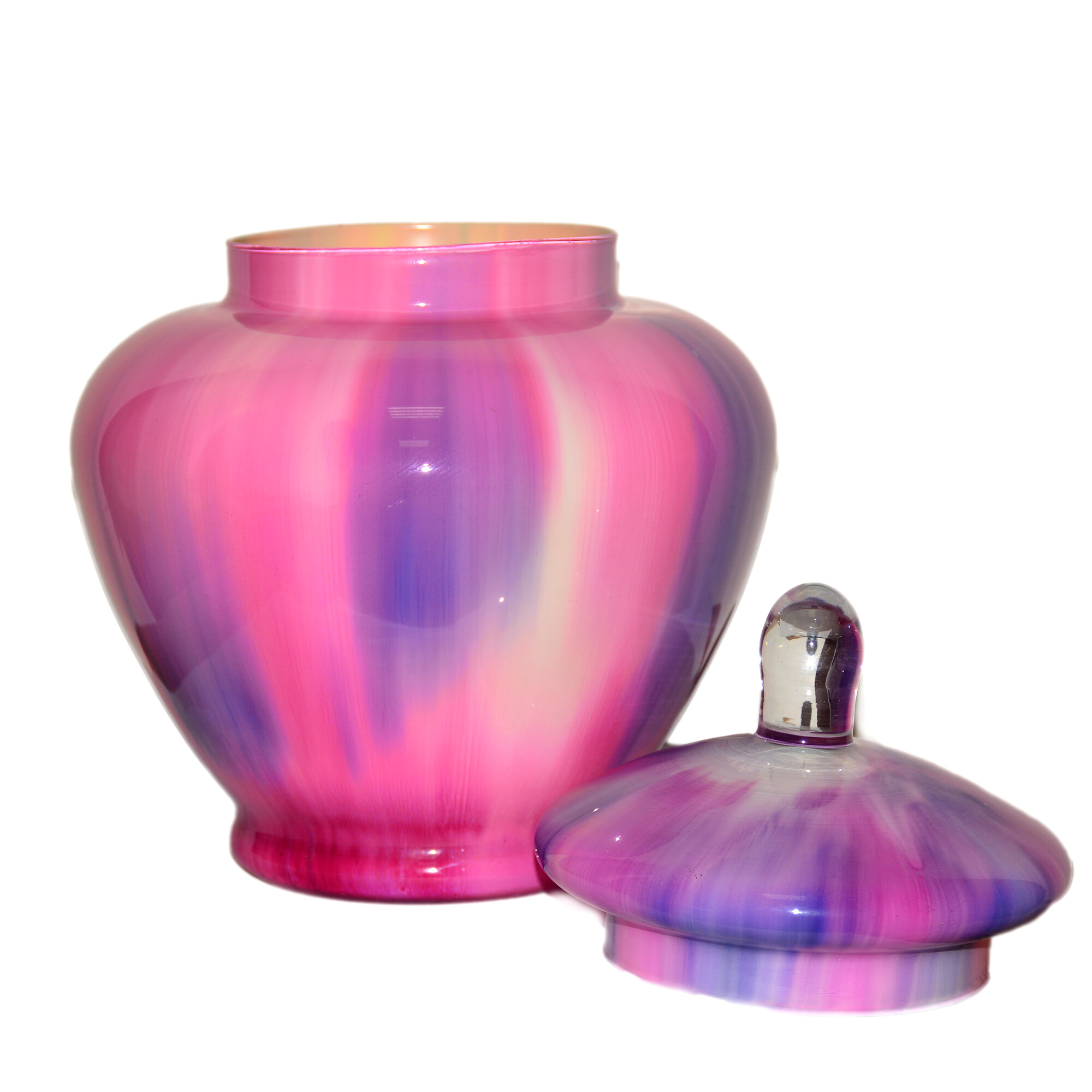 Ваза с крышкой "иллюзия"