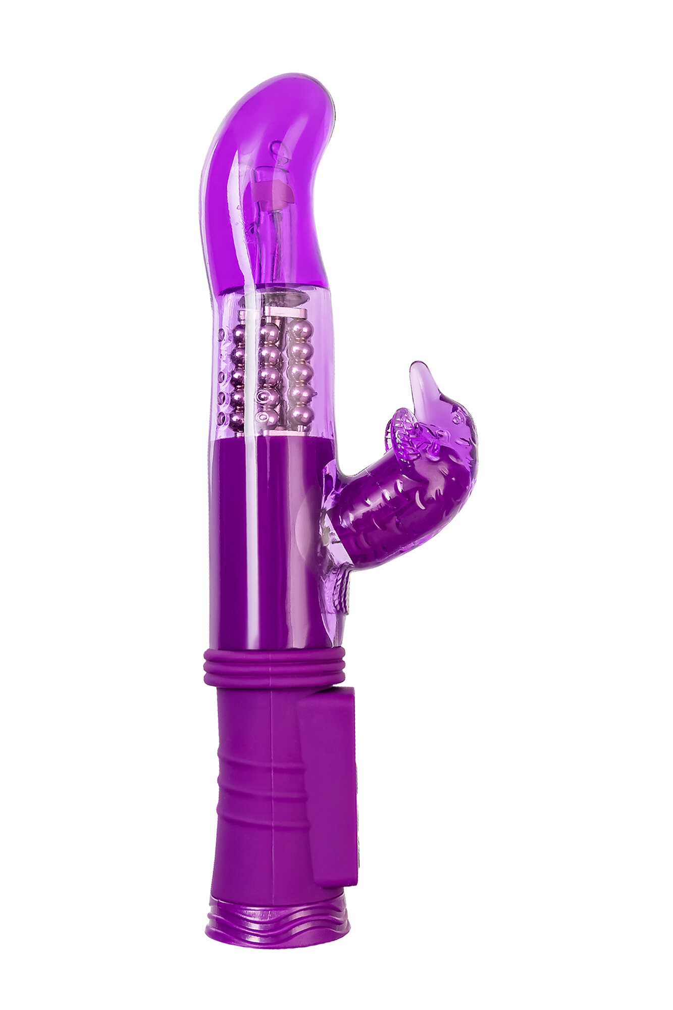 Вибратор с клиторальным стимулятором TOYFA A-Toys, TPR, фиолетовый, 22,5 см Toyfa Вибратор с клиторальным стимулятором TOYFA A-Toys, TPR, фиолетовый, 22,5 см