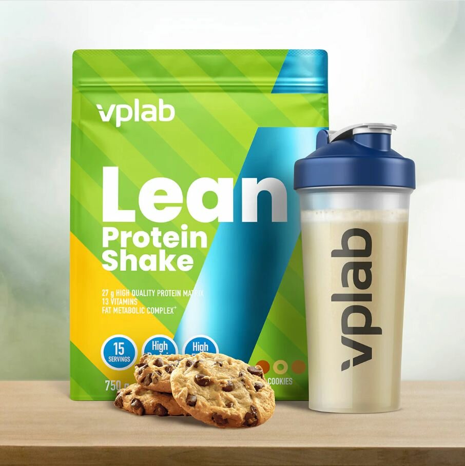Протеин VPLAB Lean Protein Shake "Печенье-Крем", без сахара, сывороточный, 750 гр