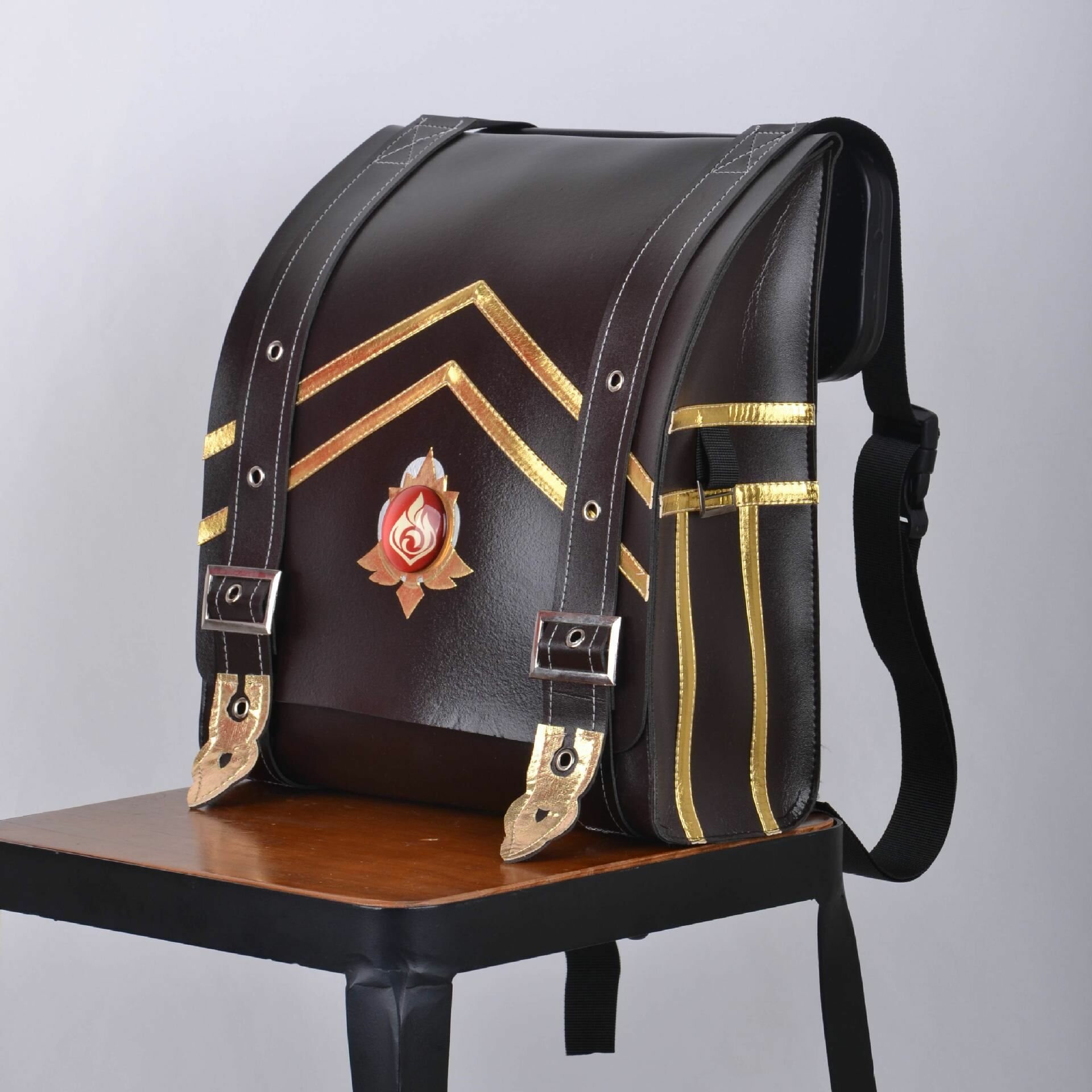 Рюкзак "Кли", для косплея, унисекс, 2 внешних кармана, текстиль, заменитель кожи