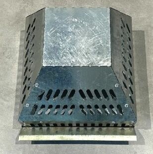 Оголовок Данко LigaОД150, для парапетного котла, закрытая камера сгорания, серый металлик