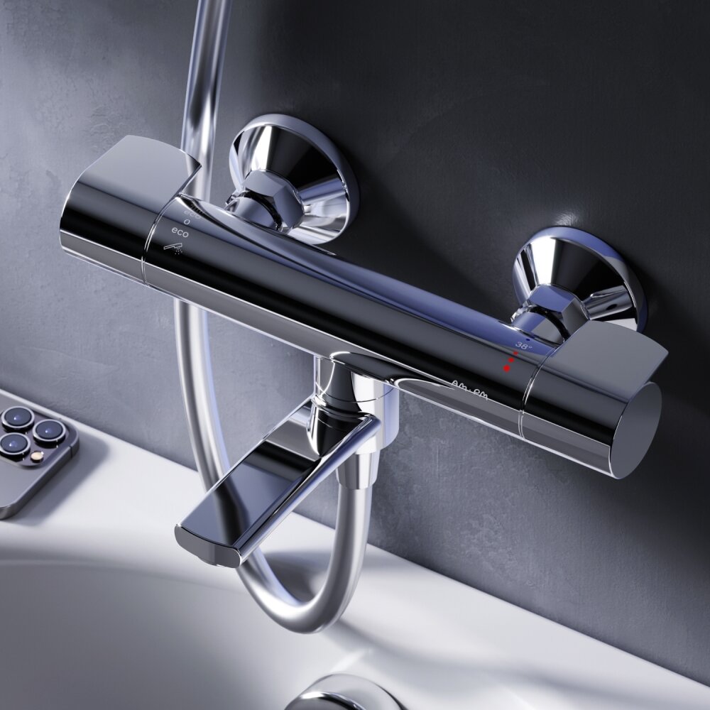 Термостат для ванны с душем AM.PM X-Joy F85A50000