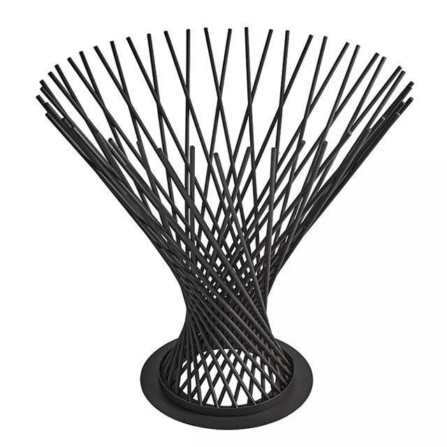 Костровая чаша Russia Grill Очаг-6, круглая, 83,7x85,8 см, стальная, толщина стенки 10мм