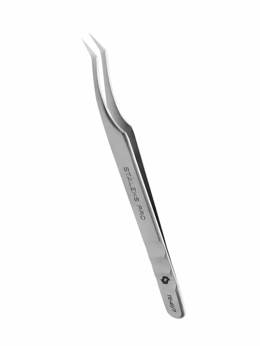 Пинцет для ресниц (L-образный, 30') (TE-41/7) STALEKS/ сталекс