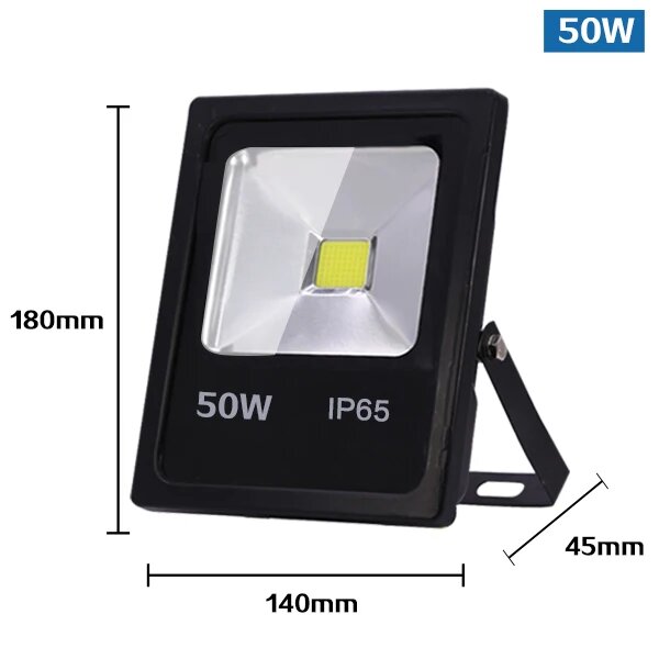Светодиодный прожектор 50W Warm White, IP65
