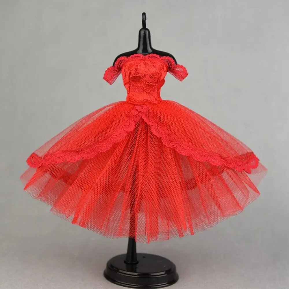 Черное кружевное платье для куклы Blythe 3