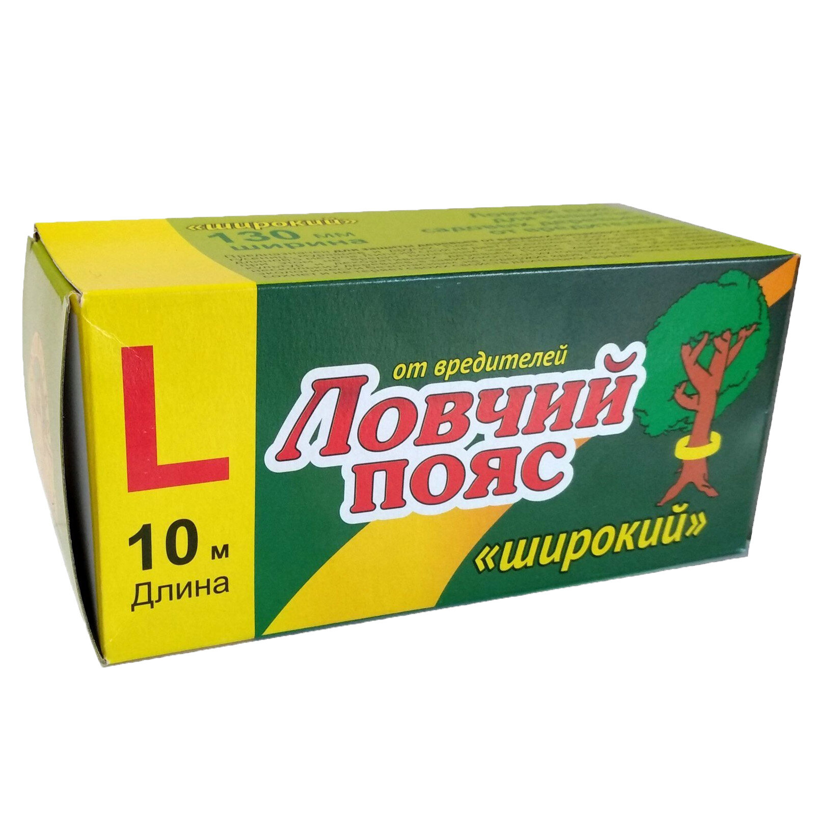 Ловчий пояс 10 м х 13 см, клейкая лента для защиты деревьев от насекомых-вредителей