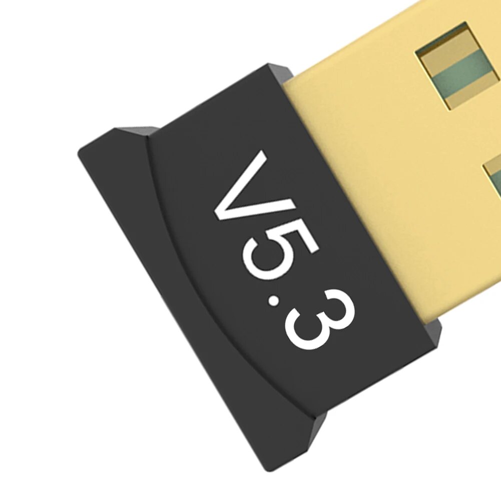 USB Bluetooth-совместимый адаптер 5.3, поддержка Windows 11/10/8.1 BT аудиопередатчик USB-ключ для компьютера, ПК, ноутбука, наушников