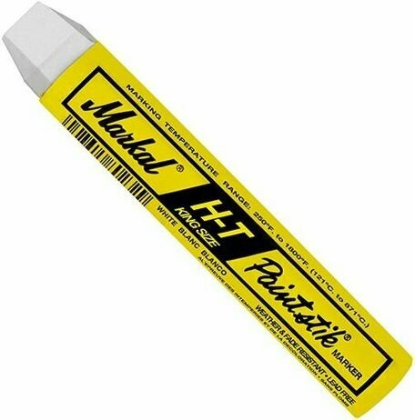 Маркер перманентный на основе твердой краски MARKAL HT Paintstik белый (81220)