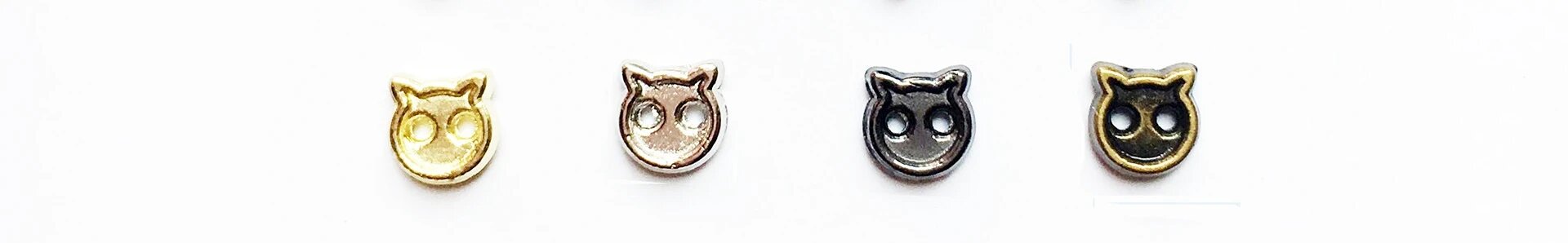 Мини-кнопки для кукол 30 шт. black, owl