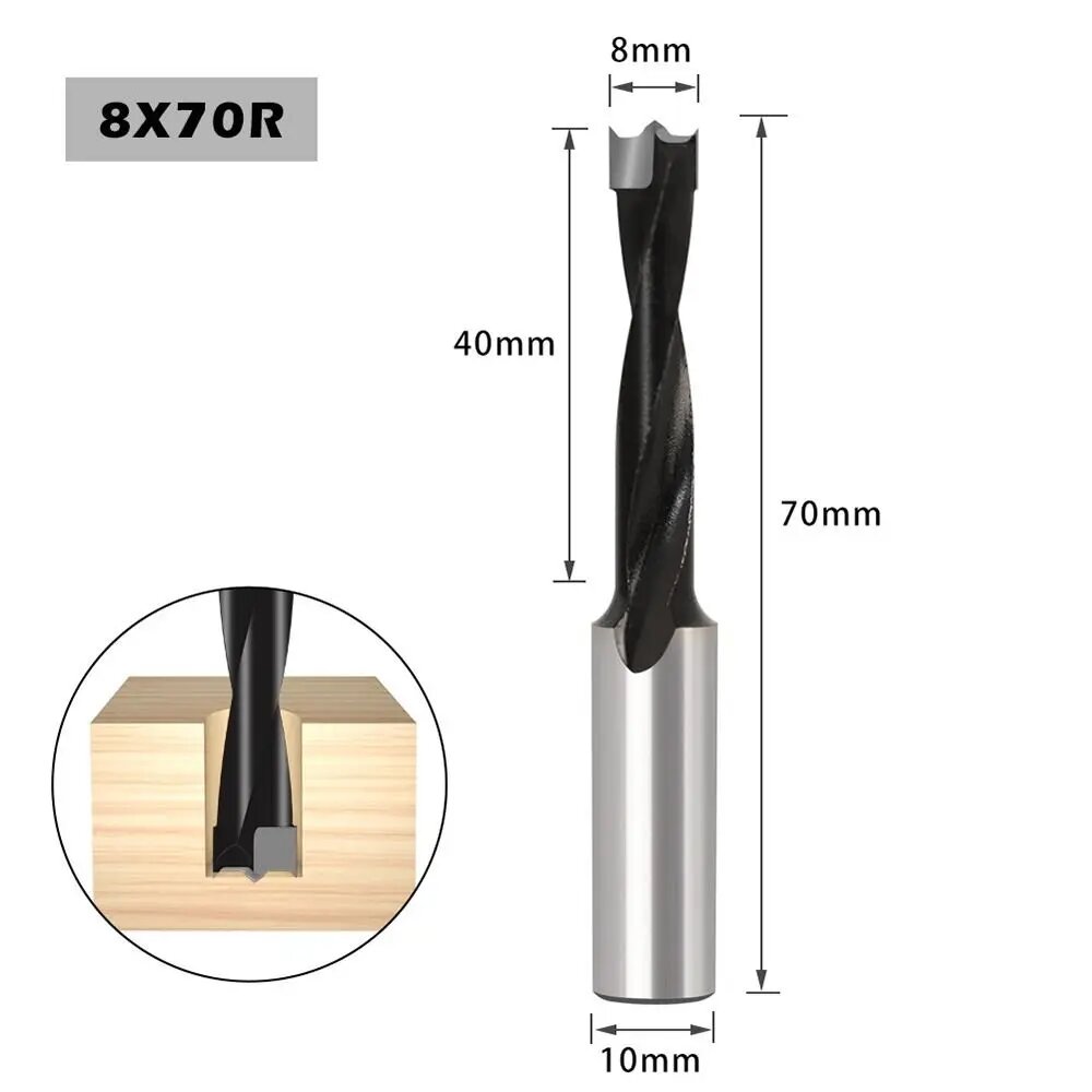 Сверла Форстнера Строе, вольфрамовая сталь, 3/4/4.5/5/5.5/6/6.5/7/7.5/8 дюйма 8mm