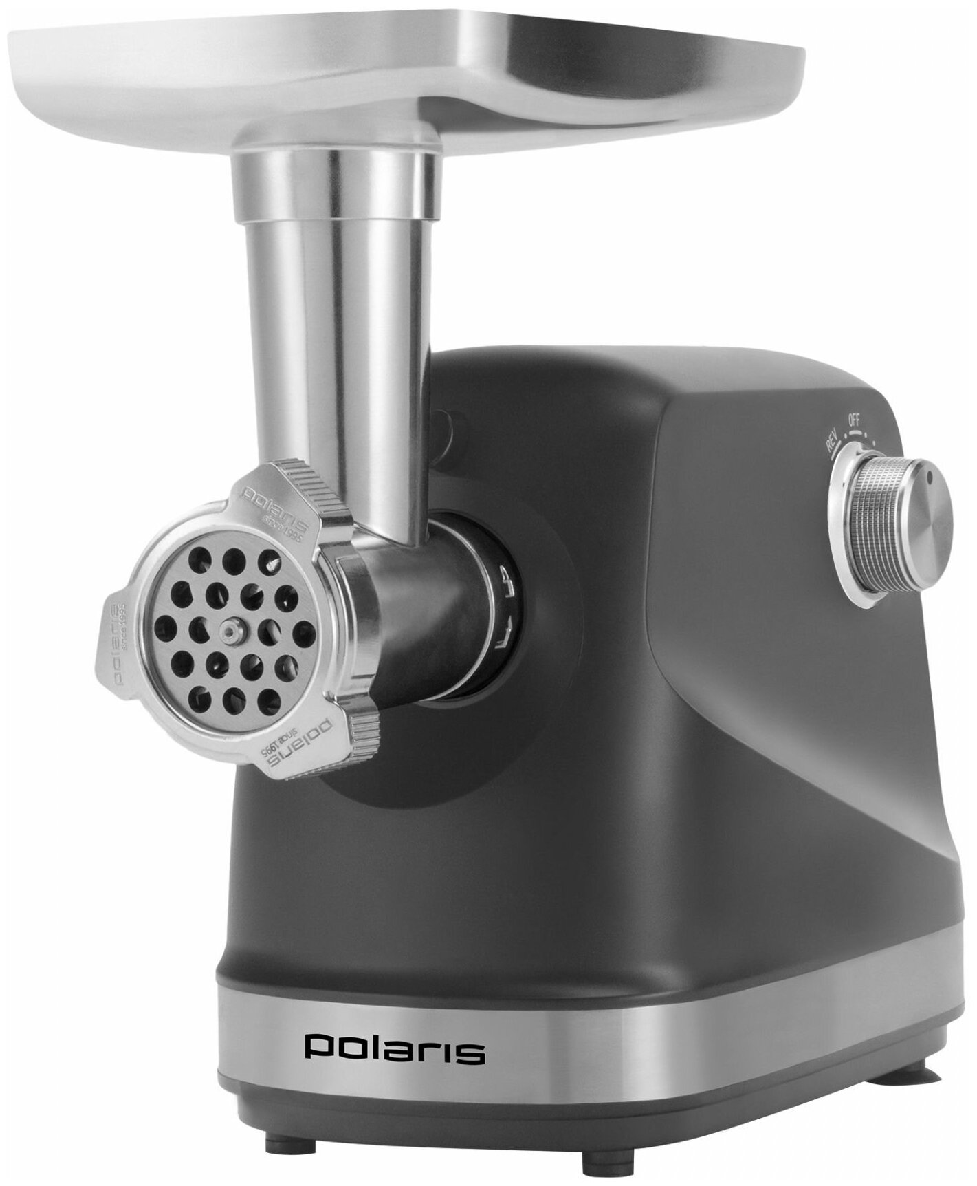 Мясорубка электрическая Polaris PMG 2583 [018396] черный/серебристый