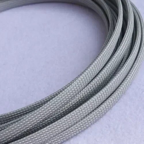 Плетеный кабель-канал из ПЭТ 14mm, Grey, 1 Meters