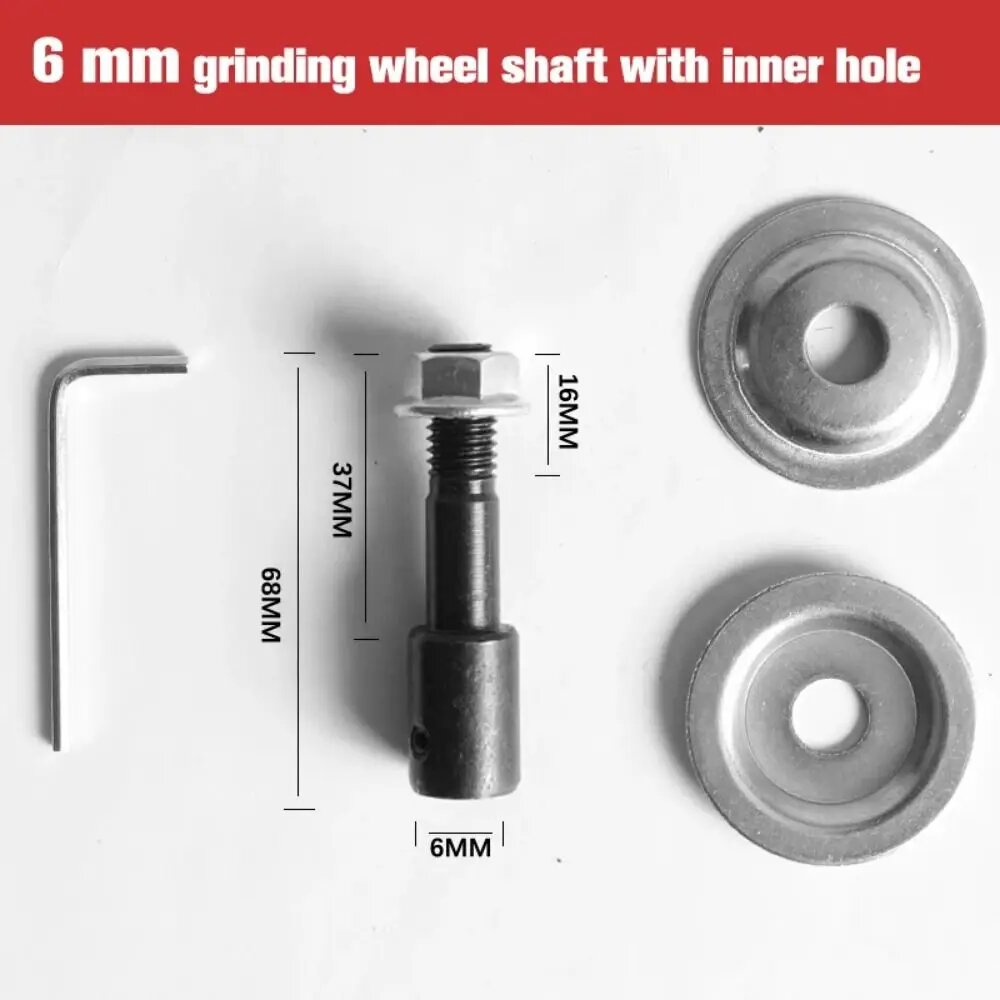 5-16 мм шлифовальный круг, соединительный вал, отверстие, аксессуары для двигателя, настольная шлифовальная машина для двигателя, шатун, полировальный круг, шлифовальный стержень 6mm