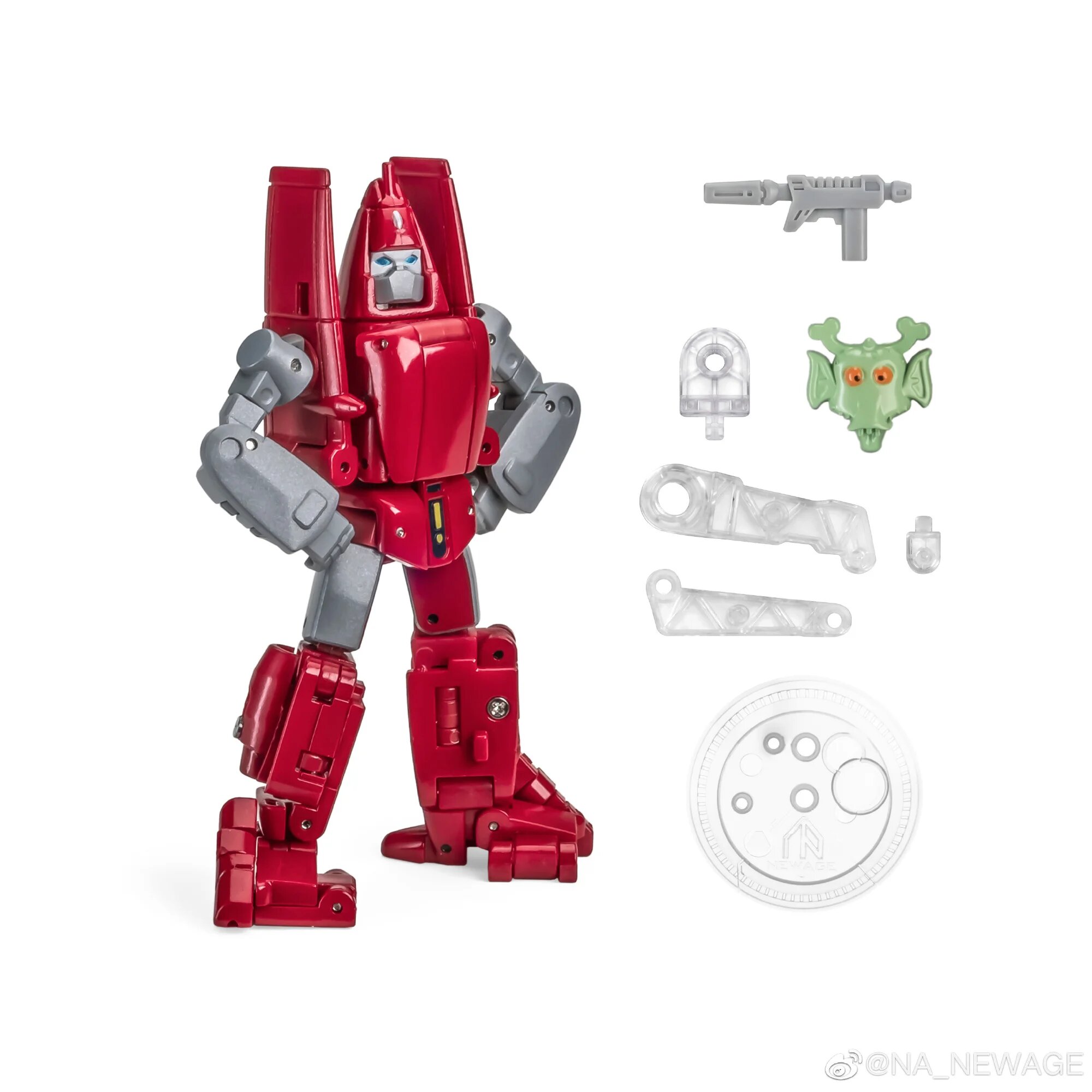 Трансформер NA H55 Hughes H55B Goblin H55S Powerglide G1 Красный, H55 With Box