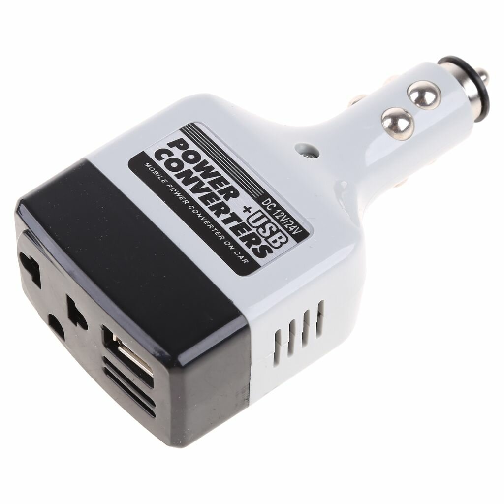 Преобразователь 12V/24V в 220V с USB