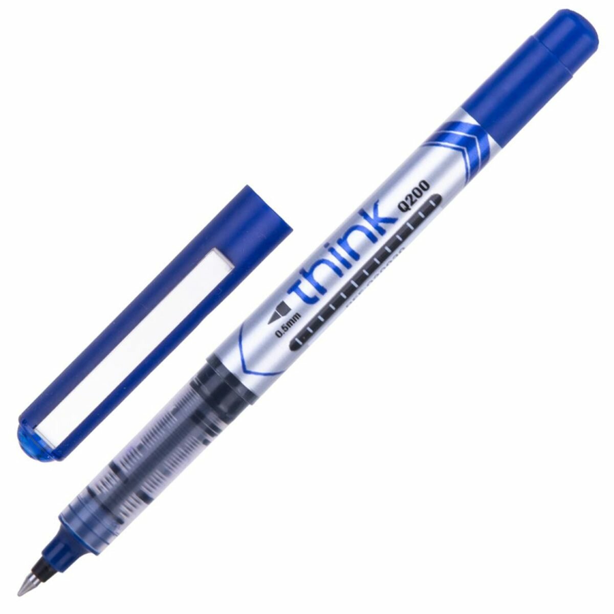 Ручка-роллер Deli Think (0.35мм, синий цвет чернил) (EQ20030), 1шт.