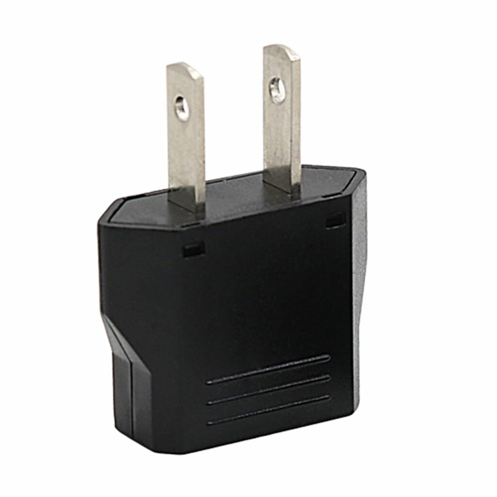 Переходник США-ЕС черный