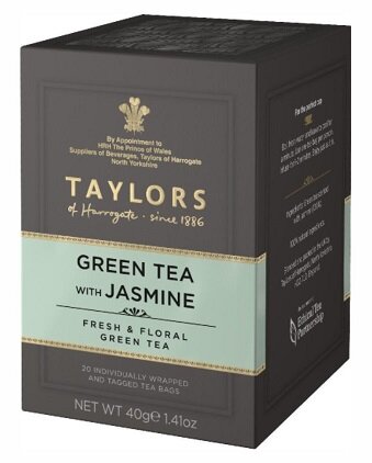 Чай TAYLORS зеленый с цветками жасмина 20 пак. /картон/ 40г