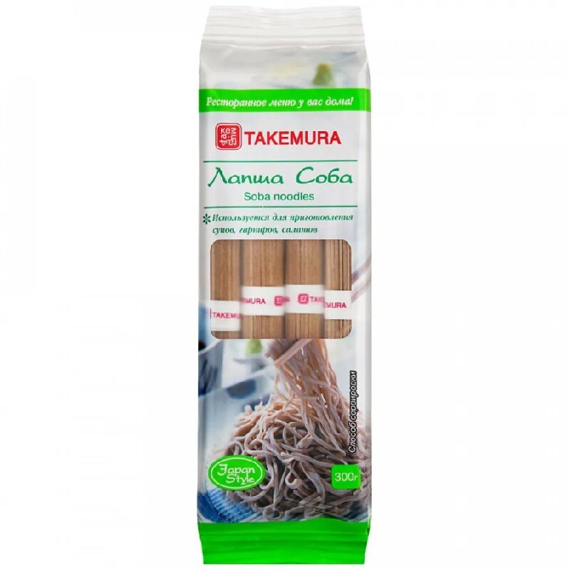Лапша TAKEMURA Соба гречневая 300г