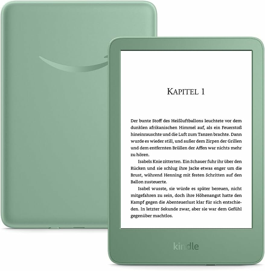 6" Электронная книга New Amazon Kindle 11 16 Gb 2024 No ads (без рекламы) цвет Matcha