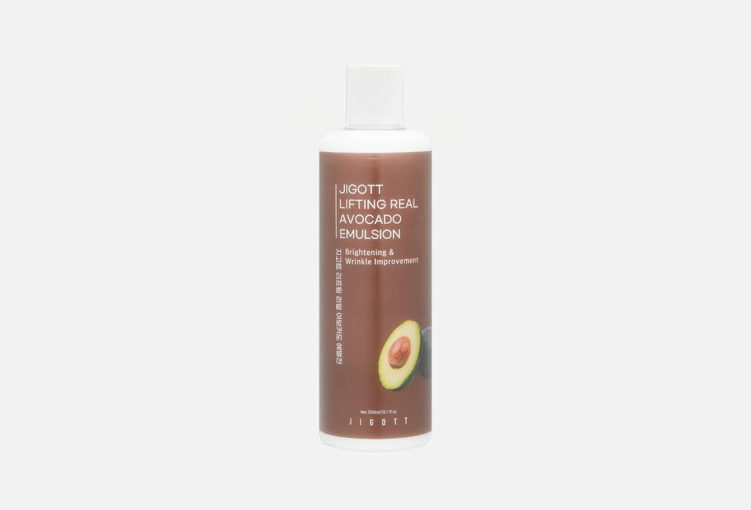 Питательная эмульсия для лица JIGOTT LIFTING REAL AVOCADO EMULSION 300 мл