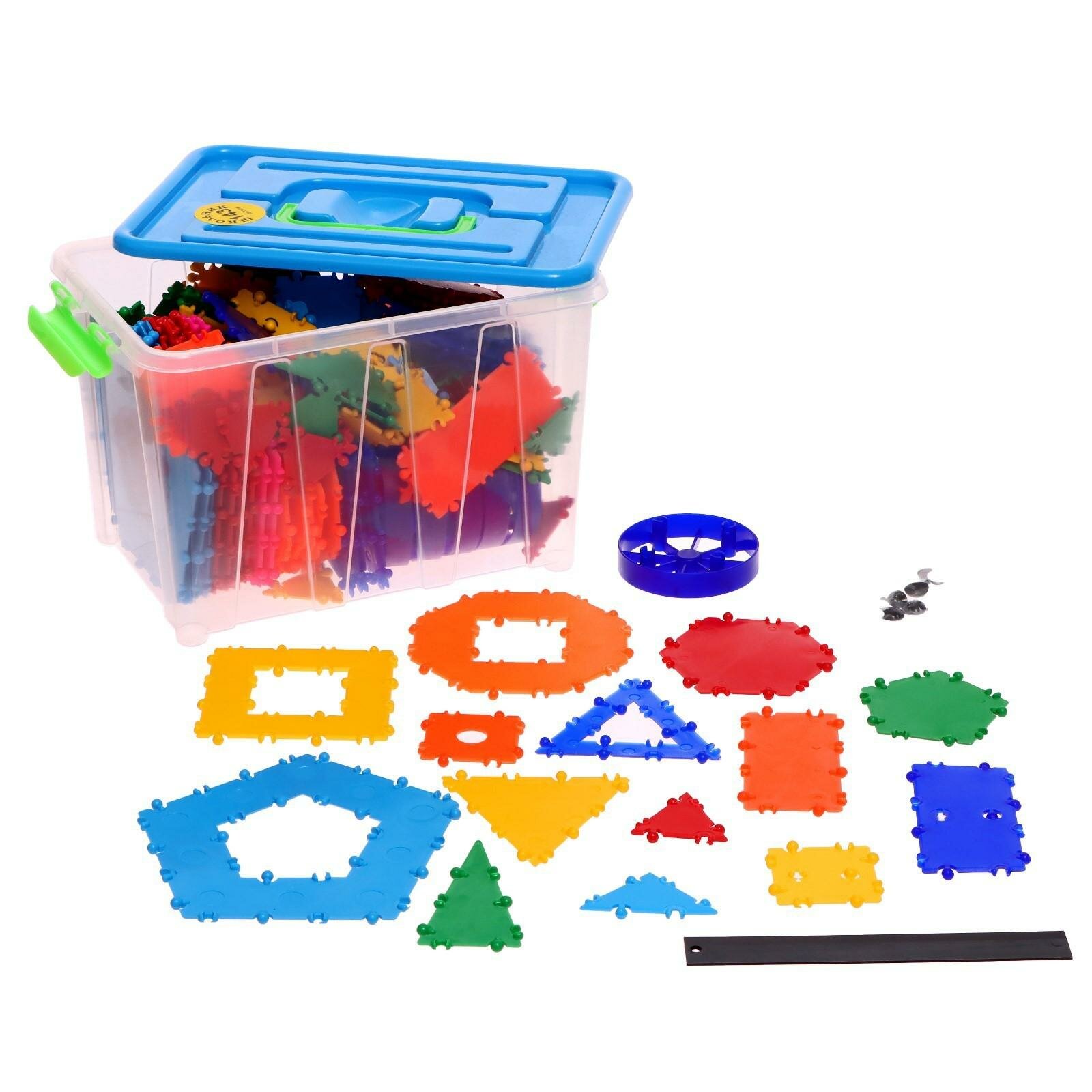 Конструктор Тико "Школьник", пластик, 143 детали, для объемного моделирования