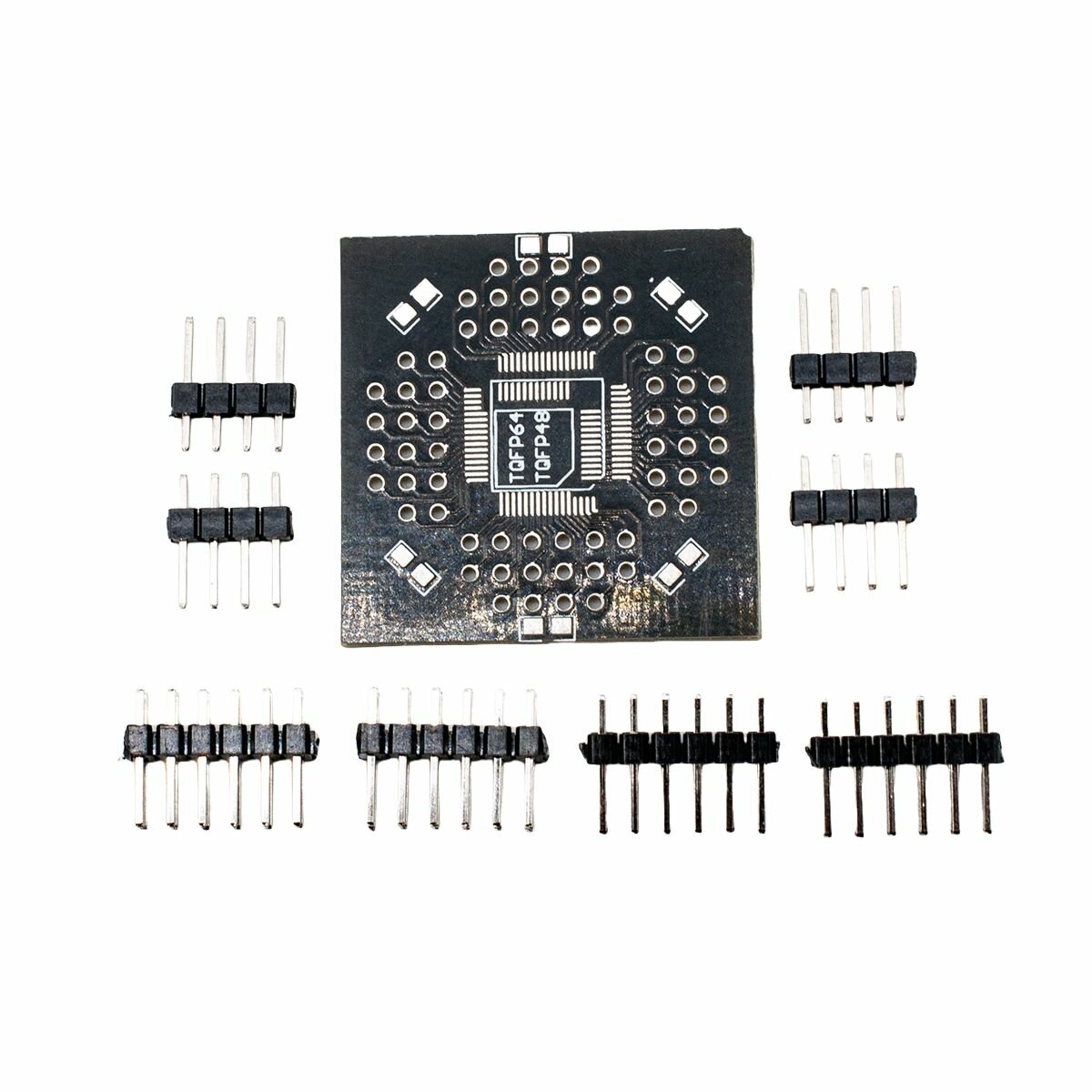 1шт. TQFP-64 TQFP-48 to DIP Адаптер PCB Конвертер Квадратная стрелка