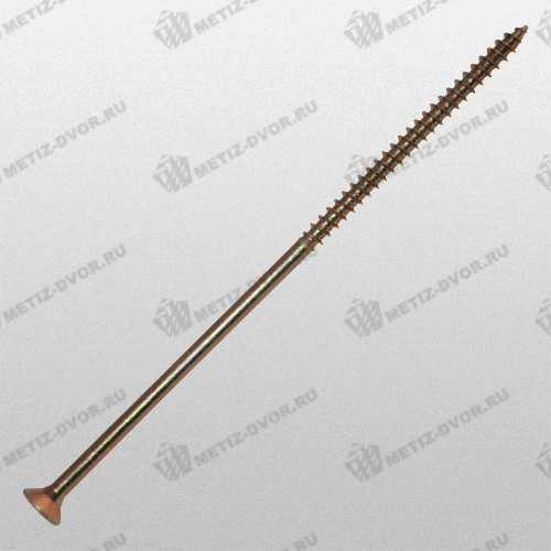 Шуруп потайной универсальный 6,0x140, желтый Уп (50 шт)