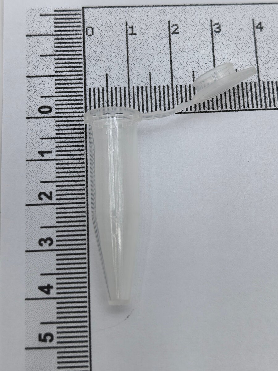 Центрифужные пробирки, 1.5 мл, с крышками, 500 шт/уп (SC-0015-CO-2)