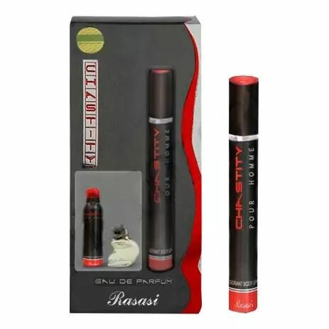 Парфюмерная вода Rasasi "Chastity Homme", восточный древесный аромат, для мужчин, 10мл