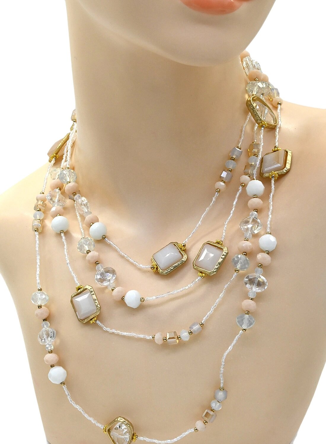 Бусы, циркон