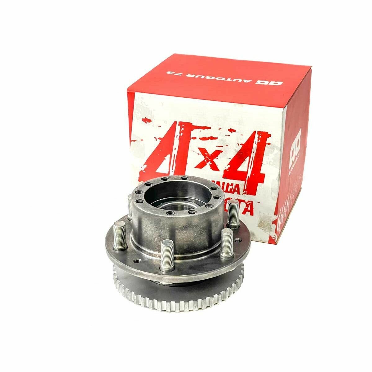 Ступица УАЗ Профи передняя с АБС нерегулируемая с усиленными подшипниками в сборе со шпильками "Autogur73"