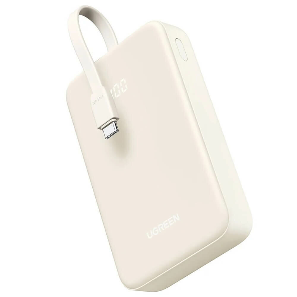 Внешний аккумулятор UGreen PB505 20000 mAh, 20 W, быстрая зарядка, USB-порты
