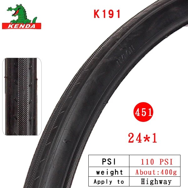 Велосипедные шины Kenda Highway K191 24x1,540 черные