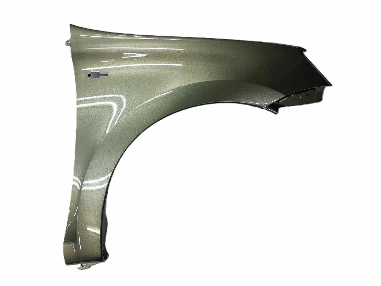Крыло правое, Лада Гранта / Калина 2, (пластиковое)в цвете "322 Колумбийская зелень "