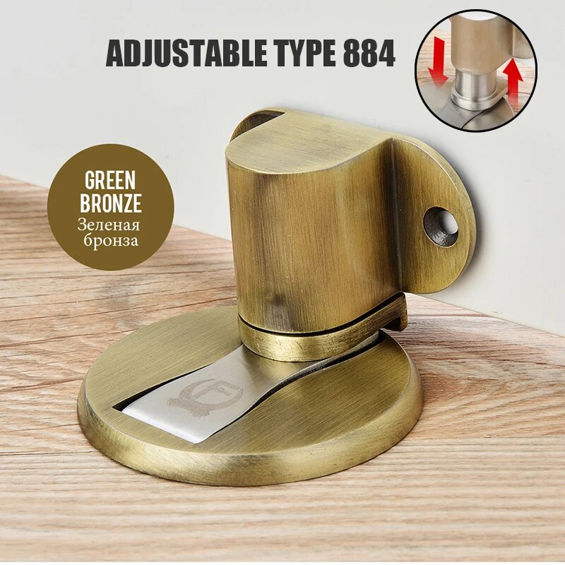 KAK Регулируемый дверной держатель из нержавеющей стали Adjustable Green B