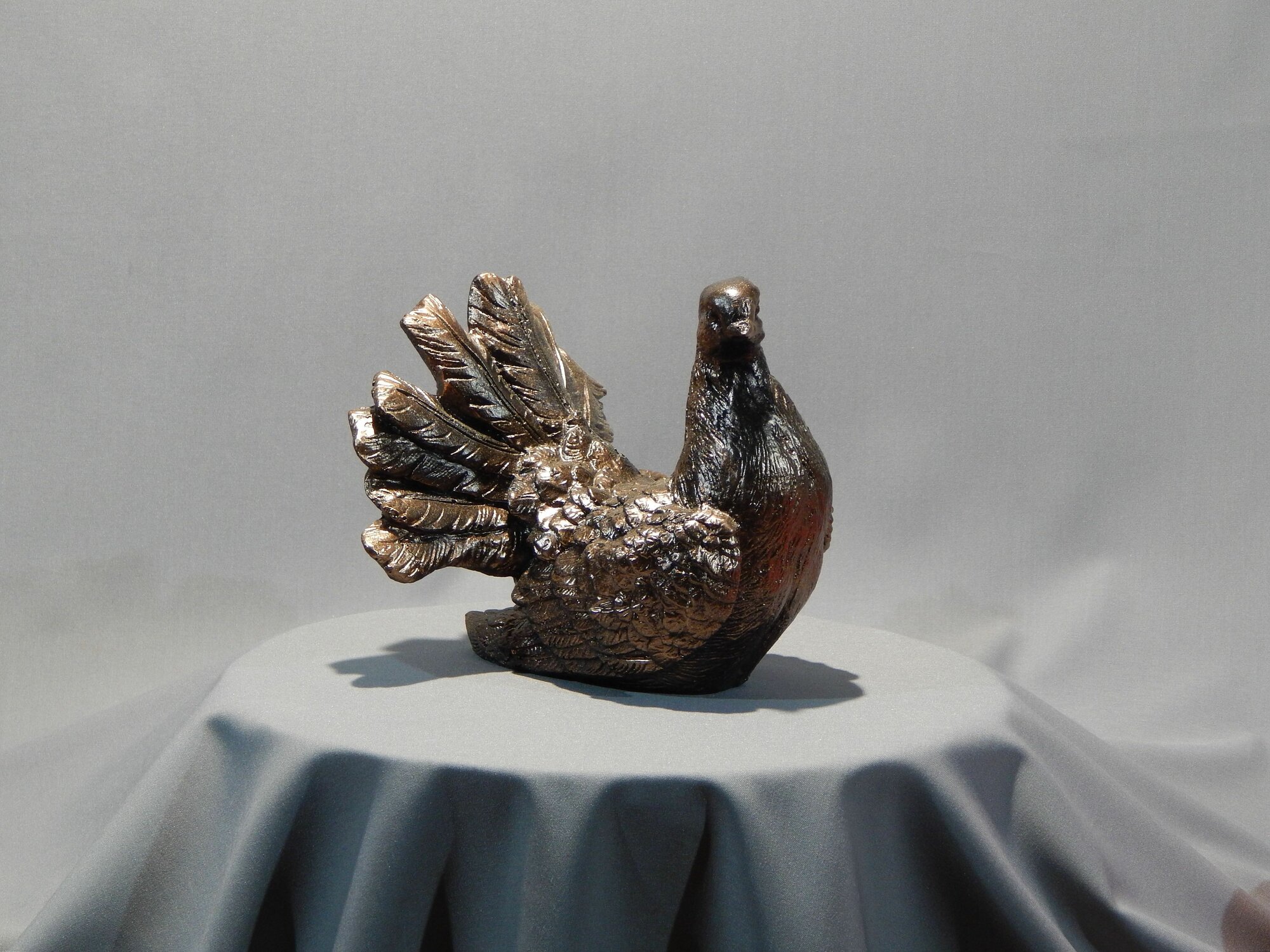 Голубь для декора Дом-Сад цвет медь