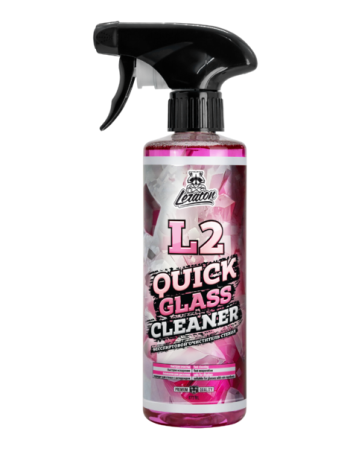 Leraton Бесспиртовой очиститель стекол L2 QUICK GLASS CLEANER 473 мл