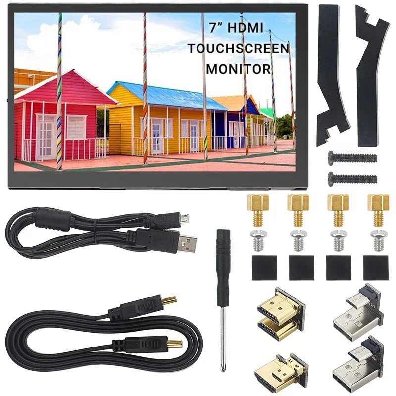 7-дюймовый сенсорный ЖК-монитор LCDWiki для Raspberry Pi NO speakers