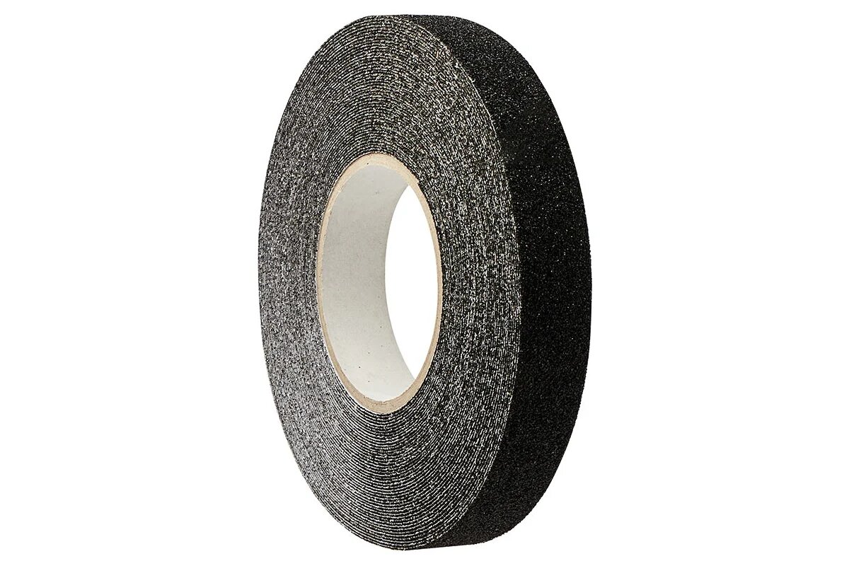 Vell противоскользящая лента универсальная черная 25 мм x 18,3 м 400199 для пола и ступеней