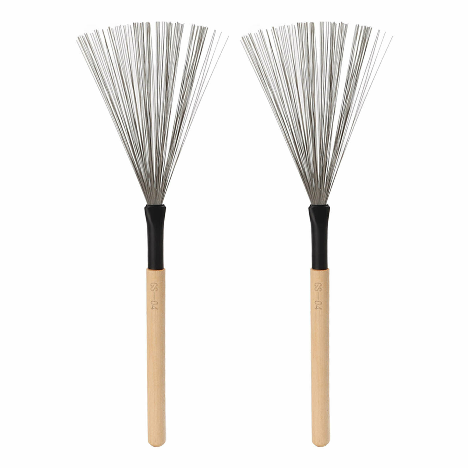 Барабанная щетка из кленового дерева, стальная проволока, 12-дюймовая ручка, набор аксессуаров для ударных инструментов, набор для барабанщиков